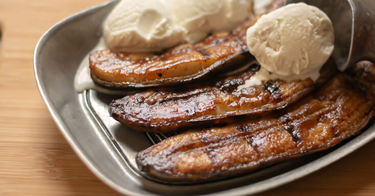 Amazing Grilled Bananas with Honey Cinnamon Glaze - Kitchen Laughter