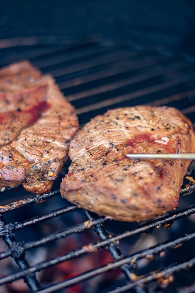 Grilled Ranch Steak With Guinness Marinade - Kitchen Laughter