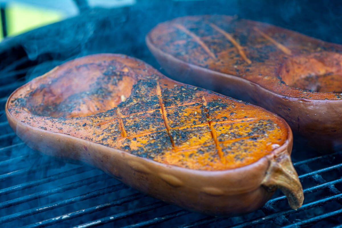 Smoked Butternut Squash {Three Ingredients} - Kitchen Laughter