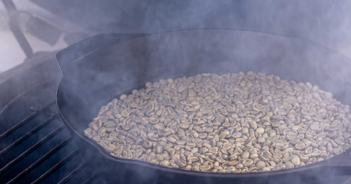 How to Roast and Smoke Coffee on the Grill - Kitchen Laughter