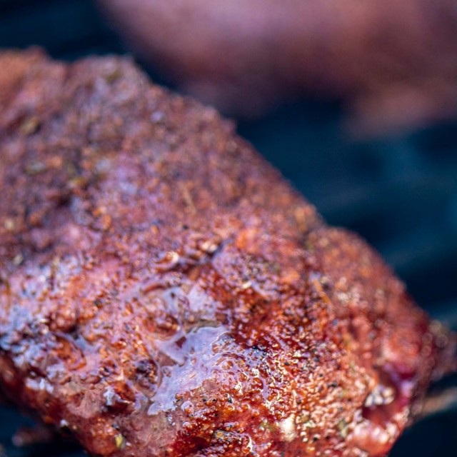 Smoked Top Round Roast - Kitchen Laughter