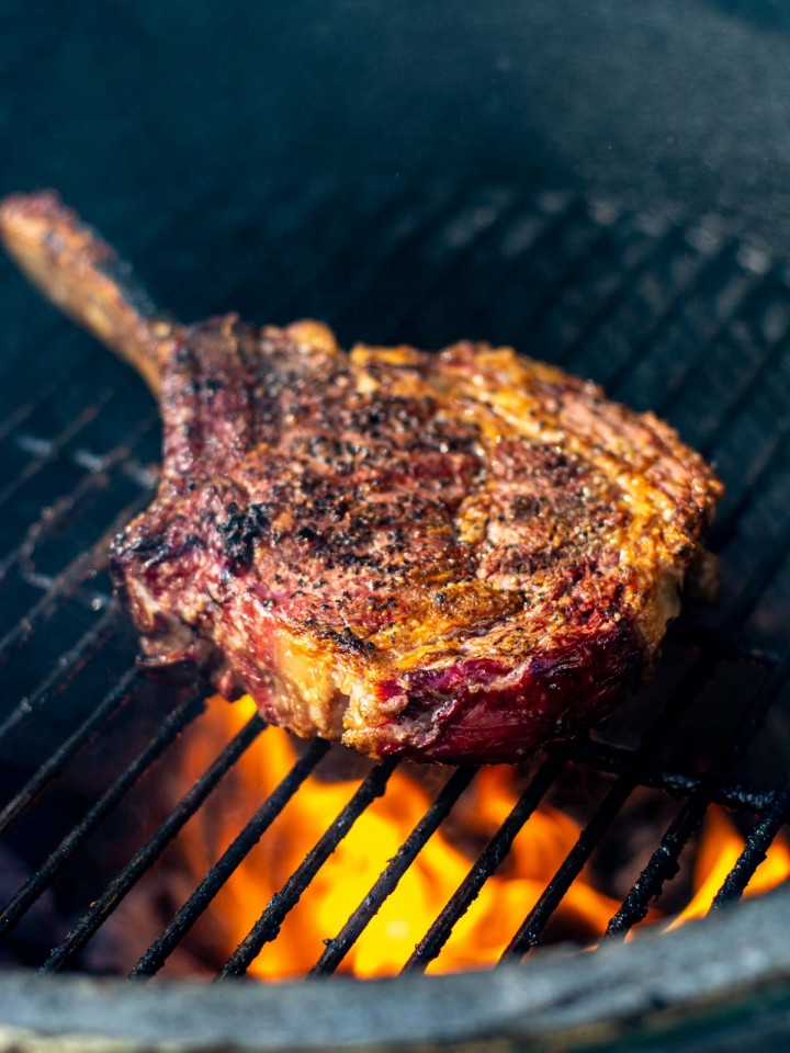 Grilled Ribeye Cap Steak {Spinalis Steak} - Kitchen Laughter