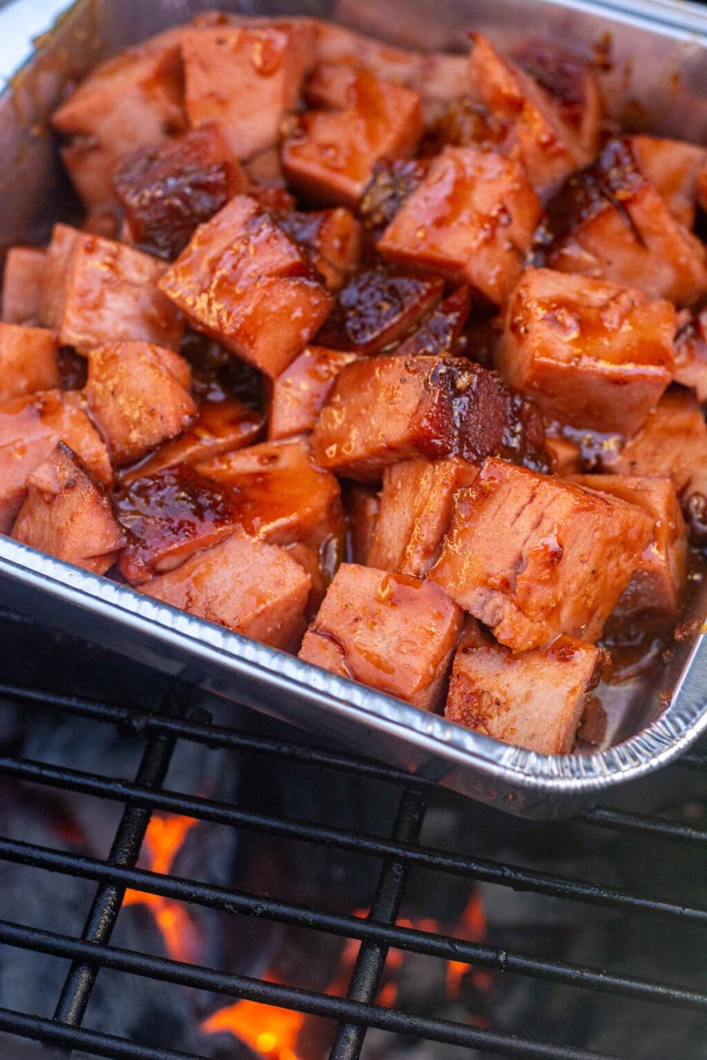 Smoked Bologna Burnt Ends {20 Minutes} - Kitchen Laughter