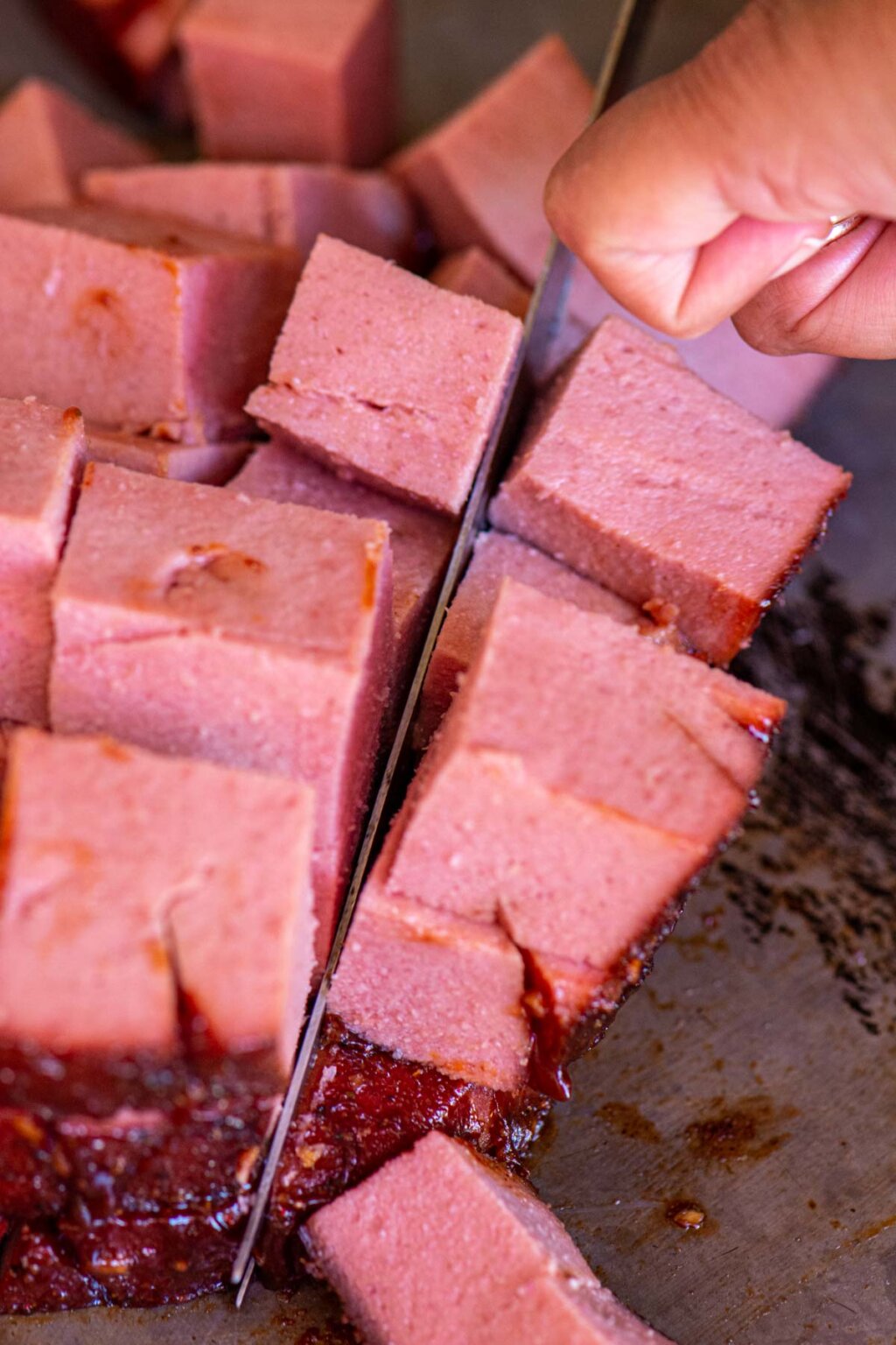 Smoked Bologna Burnt Ends {20 Minutes} - Kitchen Laughter