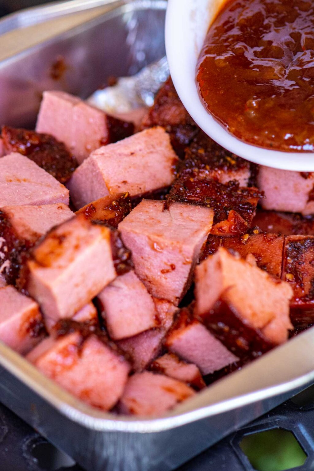 Smoked Bologna Burnt Ends {20 Minutes} - Kitchen Laughter