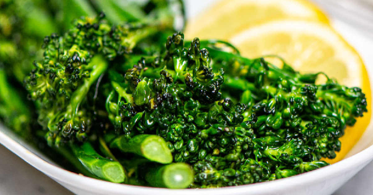 Grilled Broccolini - Kitchen Laughter
