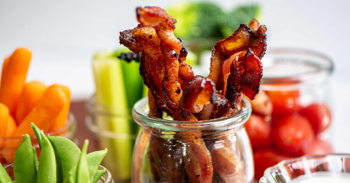 Grilled Twisted Bacon - Kitchen Laughter