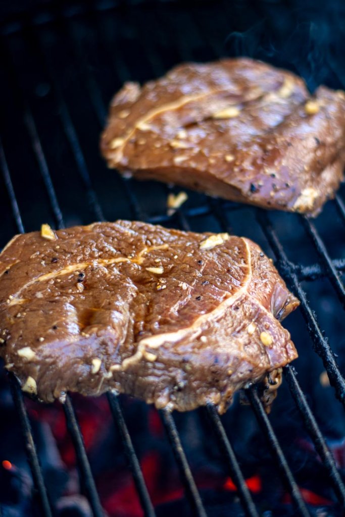 Grilled Ranch Steak With Guinness Marinade - Kitchen Laughter