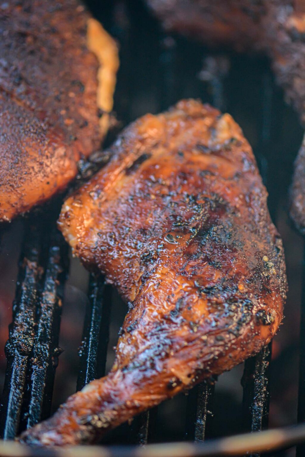 Smoked Chicken Quarters - Kitchen Laughter