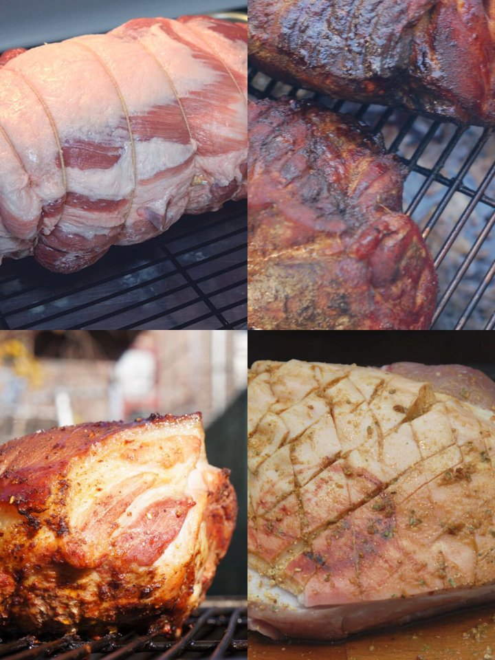 Grilled Pork Shoulder | Gas or Kamado Instructions - Kitchen Laughter