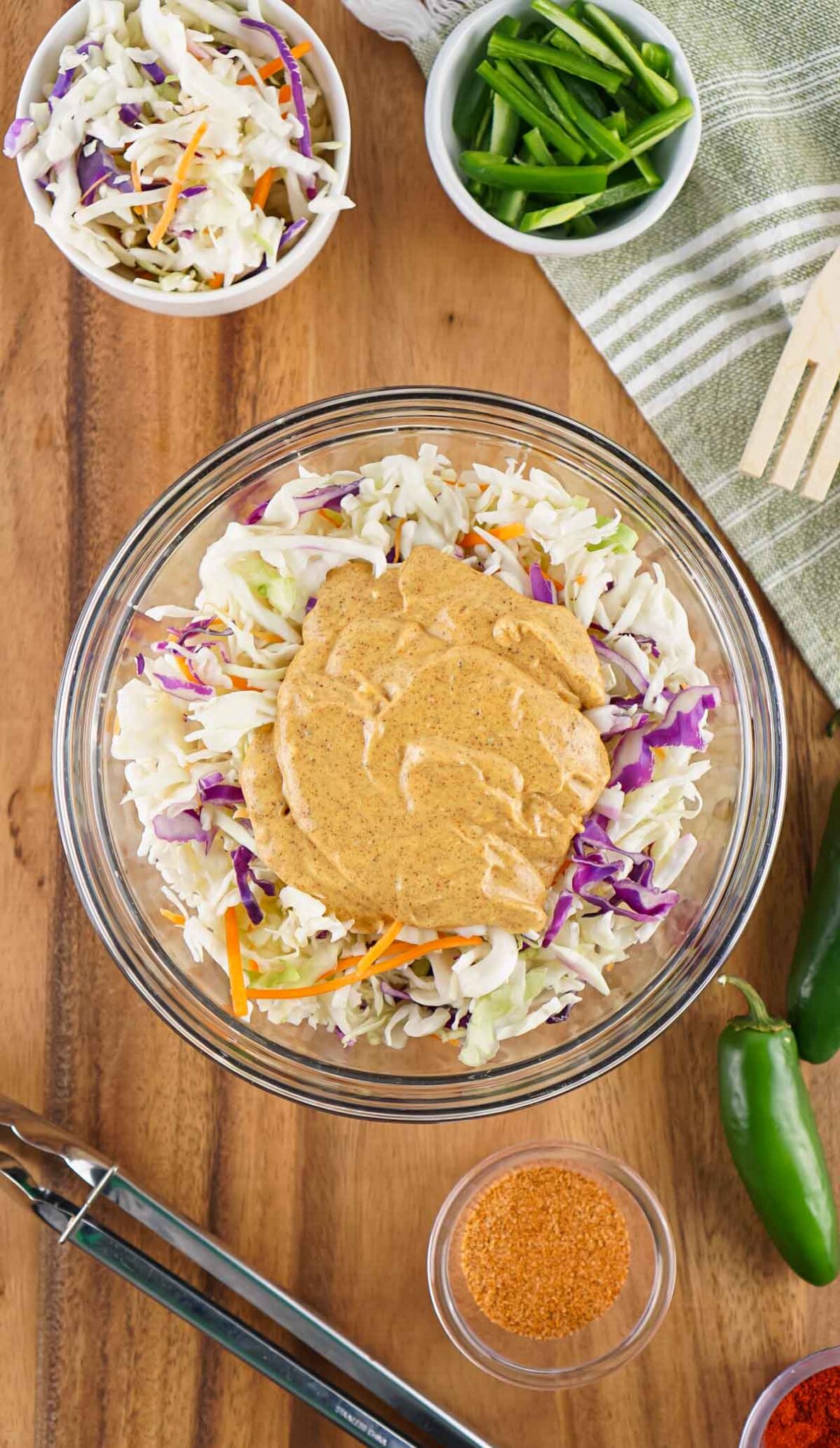 Spicy Creole Coleslaw (New Orleans Style) - Kitchen Laughter