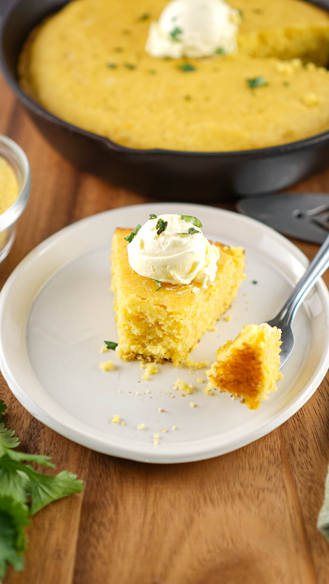 Smoked Cornbread (Skillet Recipe) - Kitchen Laughter