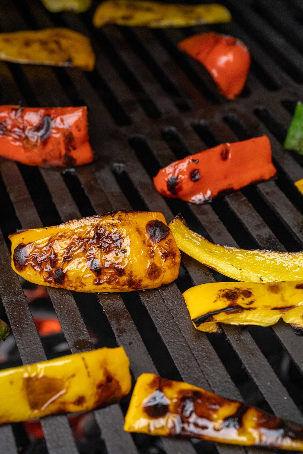 Tender-Crisp Grilled Bell Peppers (So Easy!) - Kitchen Laughter