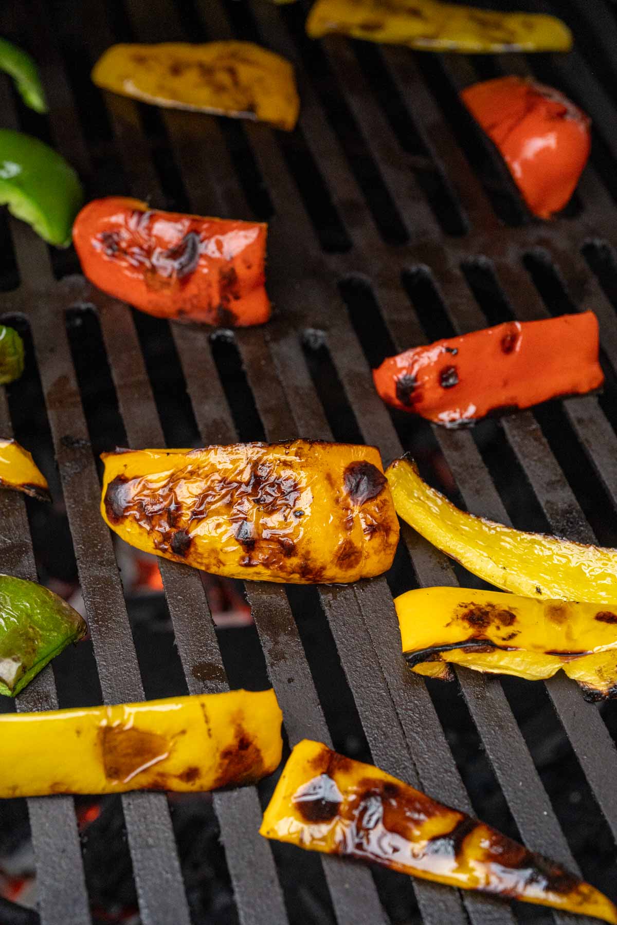 Tender-Crisp Grilled Bell Peppers (So Easy!) - Kitchen Laughter